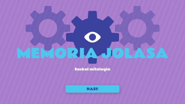 euskal mitologia MEMORIA JOLASA | Genially