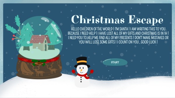 CHRISTMAS ESCAPE ROOM