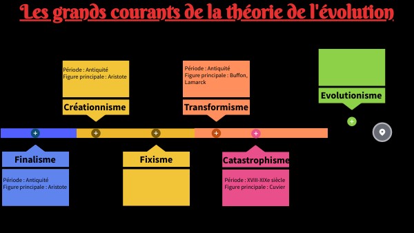 frise chronologie théorie évolution | Genially