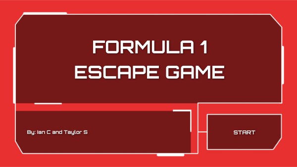 FORMULA 1 ESCAPE GAME | Genially