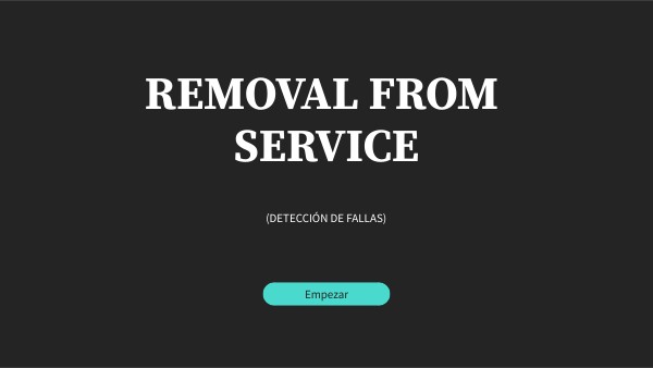 Táctica Arquitectónica (Removal from Services)) | Genially