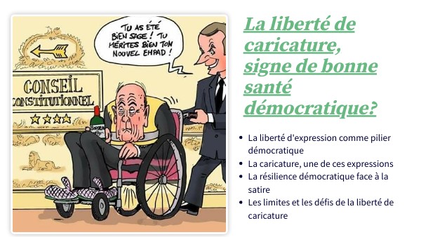 Caricature, démocratie | Genially