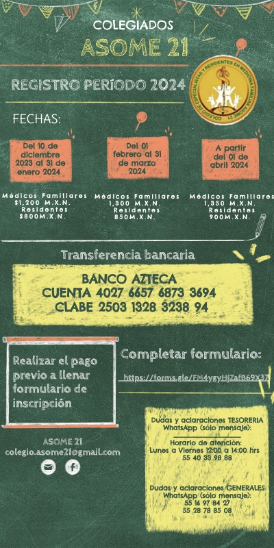 ASOME 21 AFILIACION | Genially