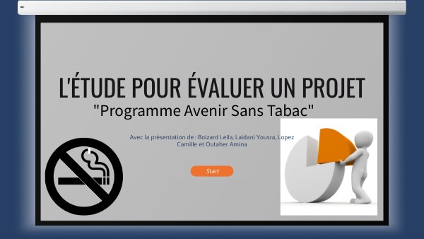 Etude pour évaluer un projet | Genially
