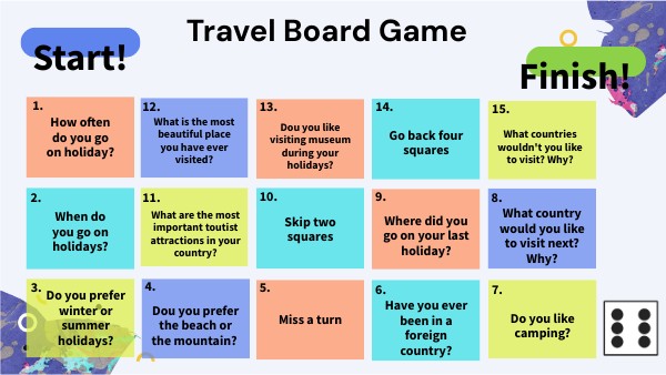 Travel Board Game | Genially