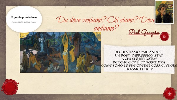 Da dove veniamo? Chi siamo?Dove andiamo? RITA SCHETTINI 5 D | Genially