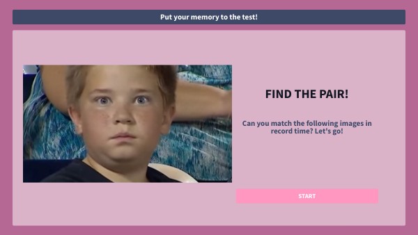 Find the Pair - Memory Game
