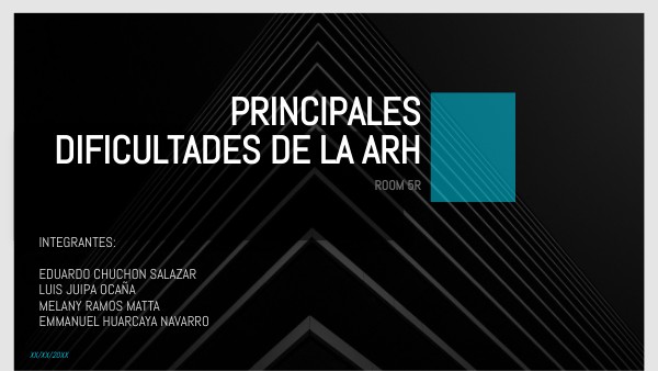 DIFICULTADES DEL ARH | Genially