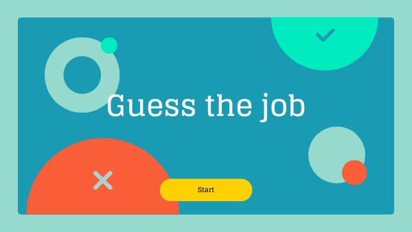 Guess their first job | Genially