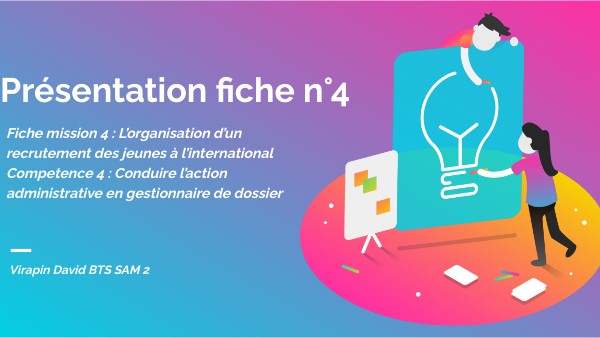 Présentation fiche n°4 | Genially