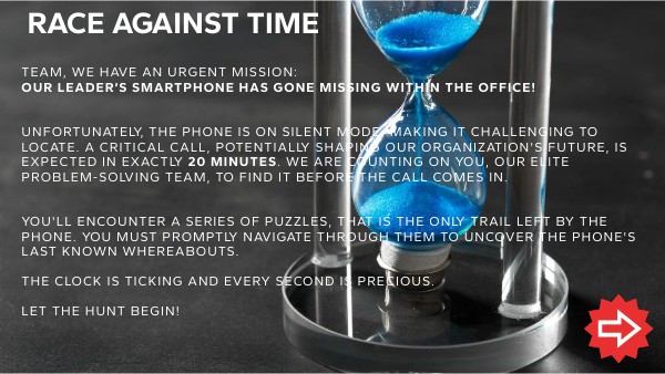 RACE AGAINST TIME | Genially