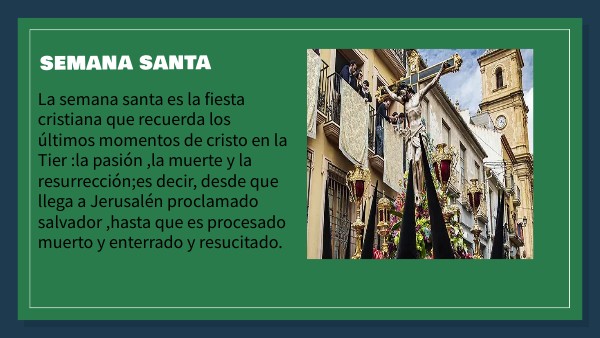 Semana santa | Genially