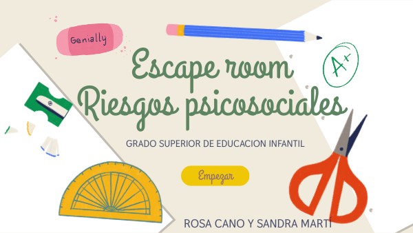 ESCAPE ROOM EDUCACIÓN - TIC | Genially
