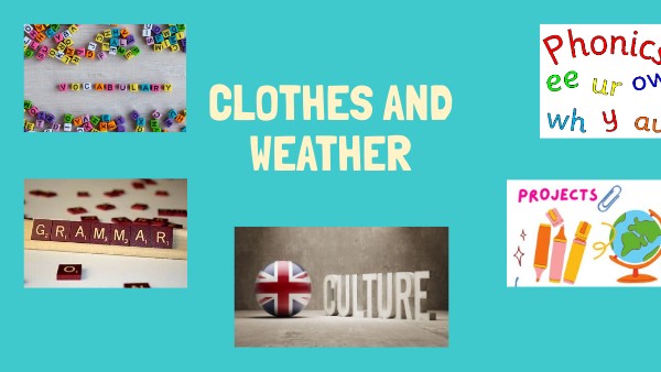 Clothes and weather | Genially
