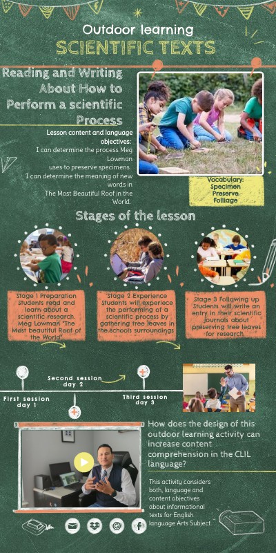 Outdoor education, scientific texts. | Genially
