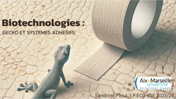 Gecko et système adhésif | Genially