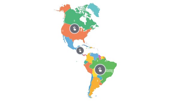 Mapa d'Amèrica | Genially