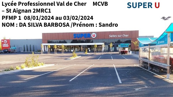 stage super u sandro | Genially