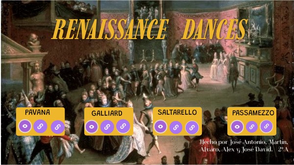 Renaissance dances | Genially