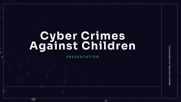 Digital crimes against children | Genially