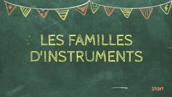 Les familles d'instruments | Genially