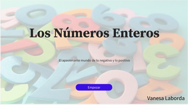 Números enteros | Genially