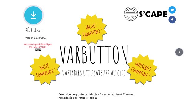 VAR BUTTON | Genially