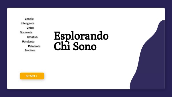 Esplorando chi sono | Genially
