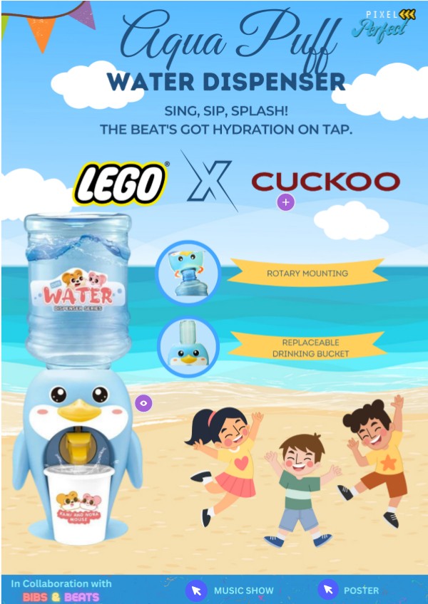 Poster Aqua Puff Water Dispenser