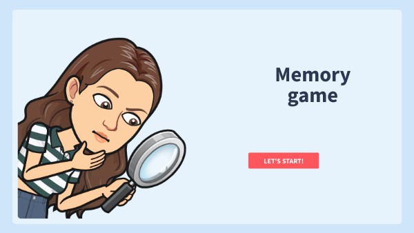 Weather memory game | Genially