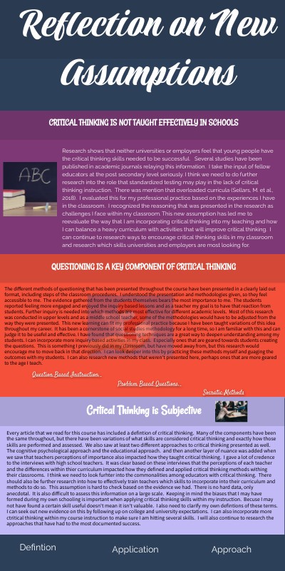 New Assumptions | Genially