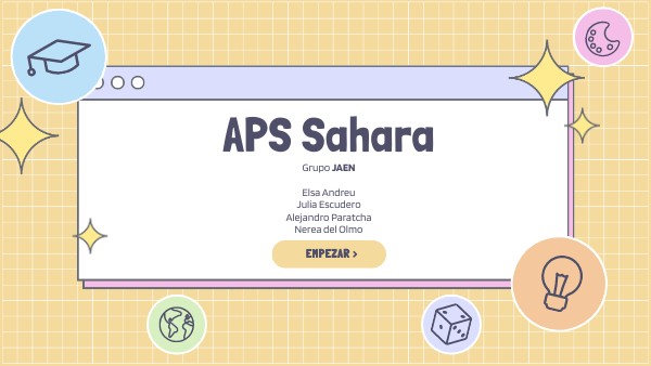 APS SAHARA | Genially