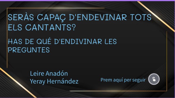 C3- Els cantants | Genially