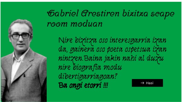 Gabriel Arestiren Scape Rooma