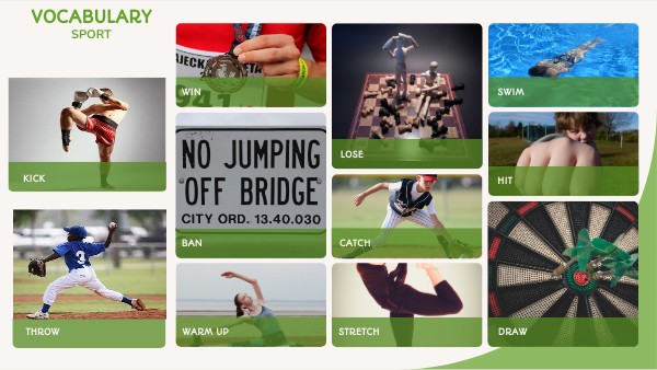 VOCABULARY - SPORTS | Genially