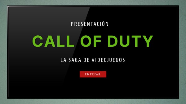 PRESENTACIÓN CALL OF DUTY | Genially