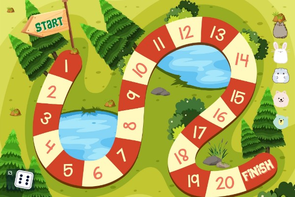 Animals board game | Genially