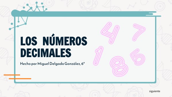 Los Números Decimales | Genially