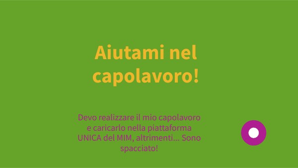 Il mio capolavoro