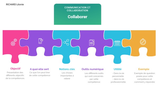 compétence PIX Collaborer | Genially