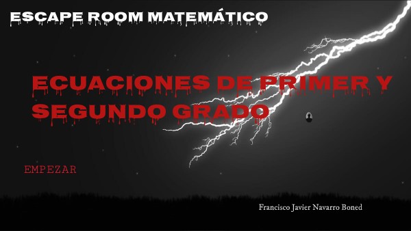 ESCAPE ROOM ECUACIONES primer y segundo grado | Genially