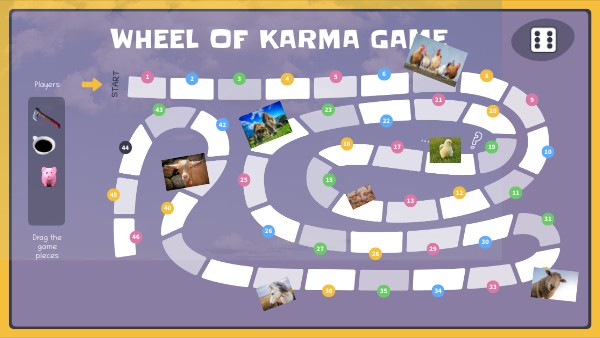 Wheel of Karma game | Genially