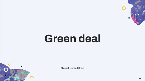 Green deal