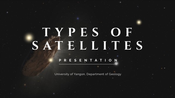 TYPES OF SATELLITES PRESENTATION