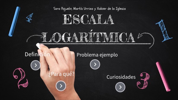 PRESENTACIÓN ESCALA LOGARÍTMICA