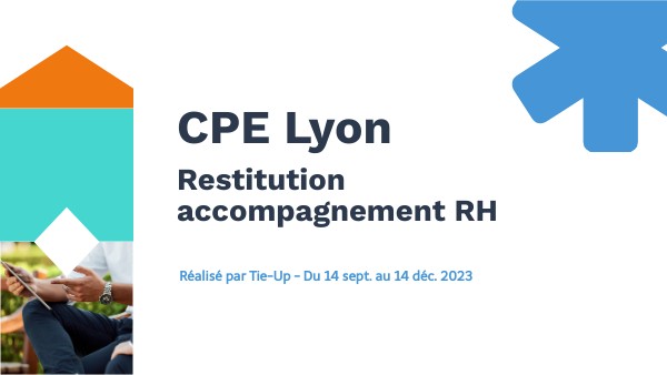 Restitution CPE Lyon