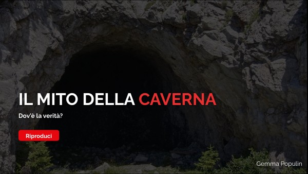 Compito di realtà - Il mito della caverna | Genially
