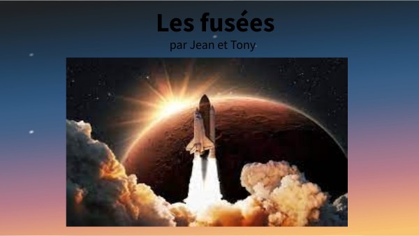 Genially les fusées | Genially