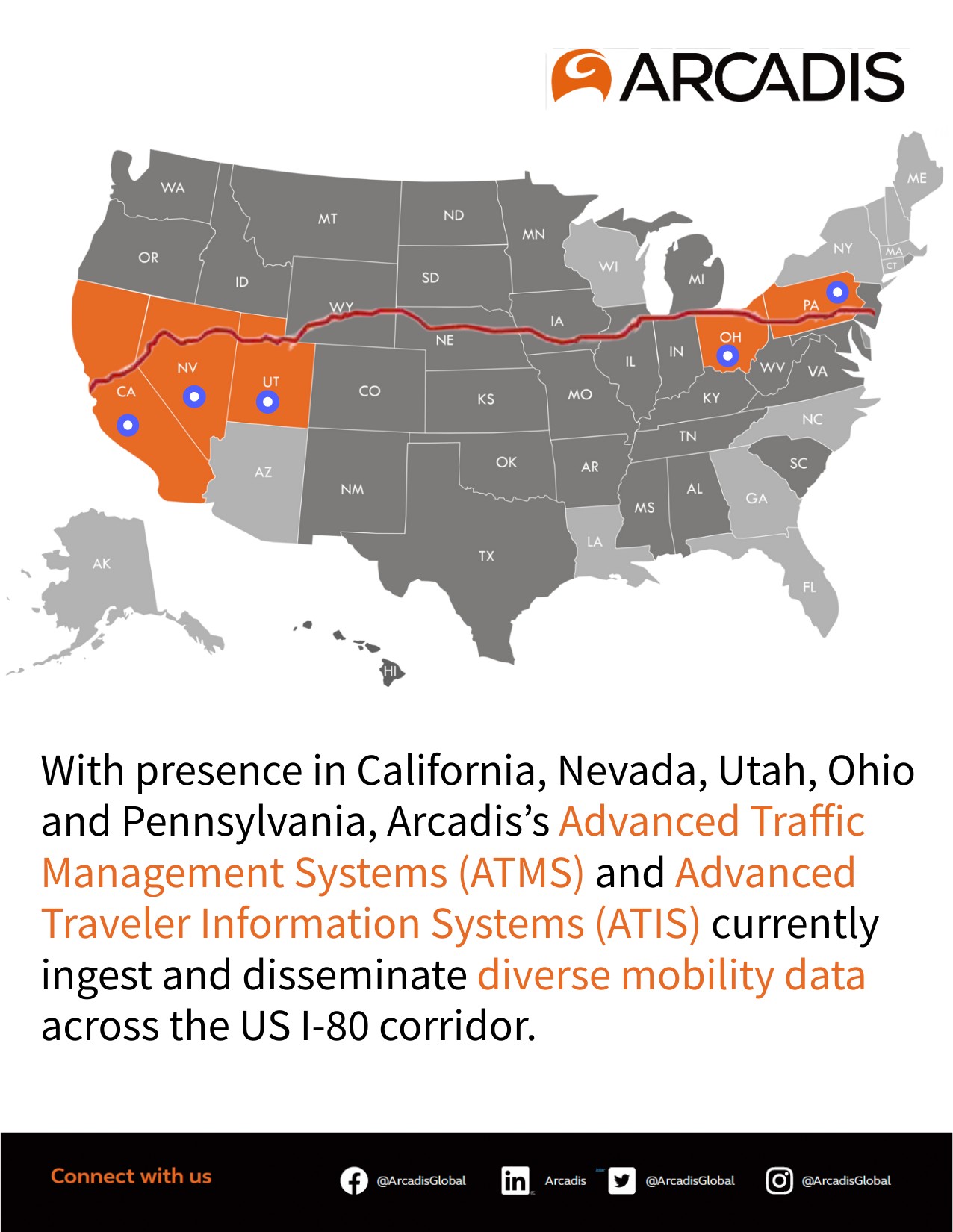 Arcadis Interactive Map - ATMS/ATIS I-