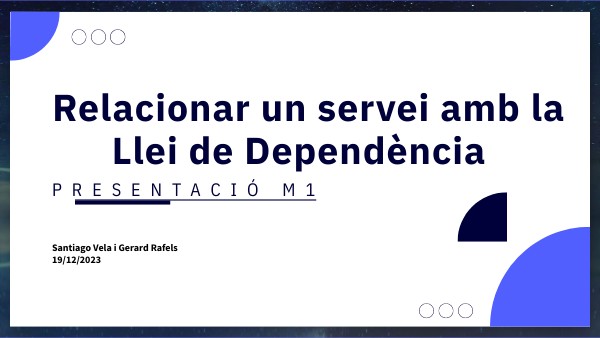 Presentació Projecte M1